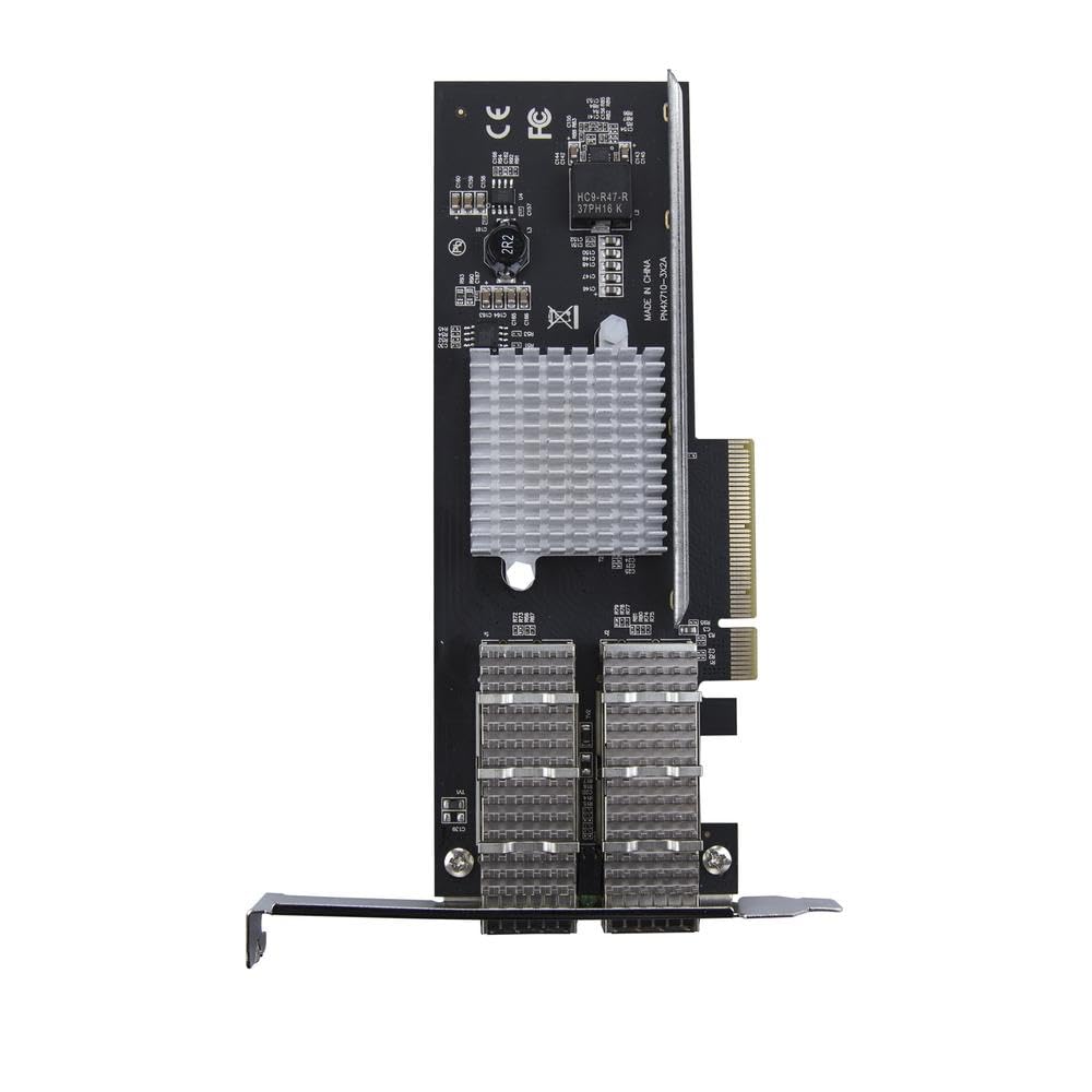 StarTech.com Dual Port 40G QSFP+ Network Card - Intel XL710 Open QSFP+ Converged Adapter - PCIe 40 Gigabit Ethernet Server NIC - 40GbE Fiber Optic LAN Card - Dell PowerEdge HPE ProLiant (PEX40GQSFDPI)