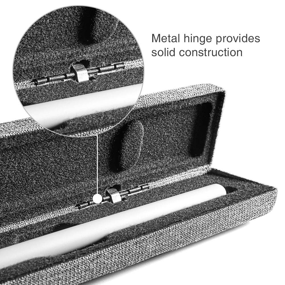 tomtoc Holder Case for 2024 New iPad Pencil Pro, iPad Pencil, Protective Storage Case for iPad Pen, Travel Carrying Pencil Box Fit for iPad Pro/Air 2024/iPad Air 5/iPad Mini 6