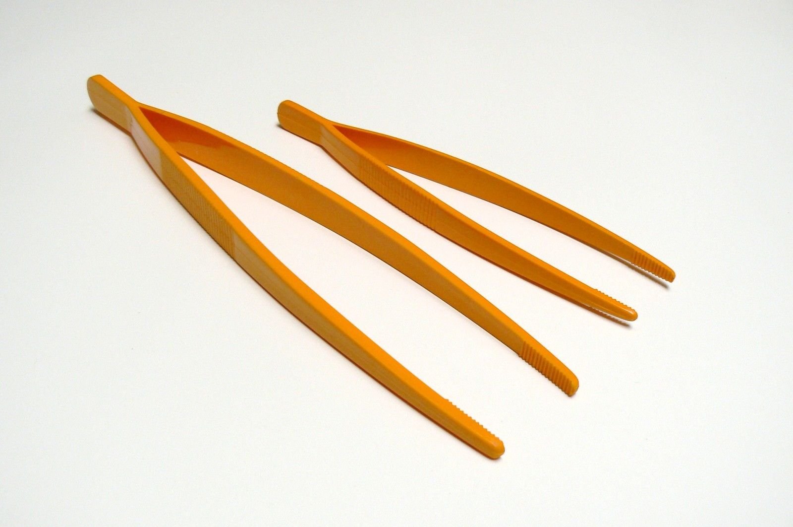 Plastic Tweezers Set Of 2 Forceps Versatile General Purpose Tweezer 7" & 10" Long