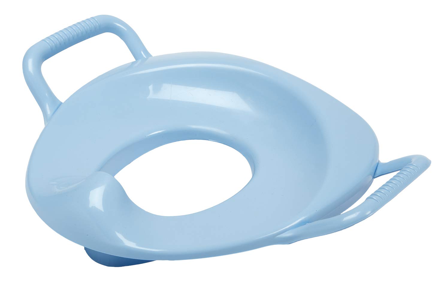 Primo 4-in-1 Complete Toilet Trainer & Step Stool, with Blue Seat, White