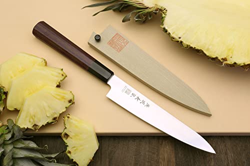 Yoshihiro Ice Hardened Stainless Steel Japanese Chef Knife Set (Gyuto (210mm) & Petty (150mm))
