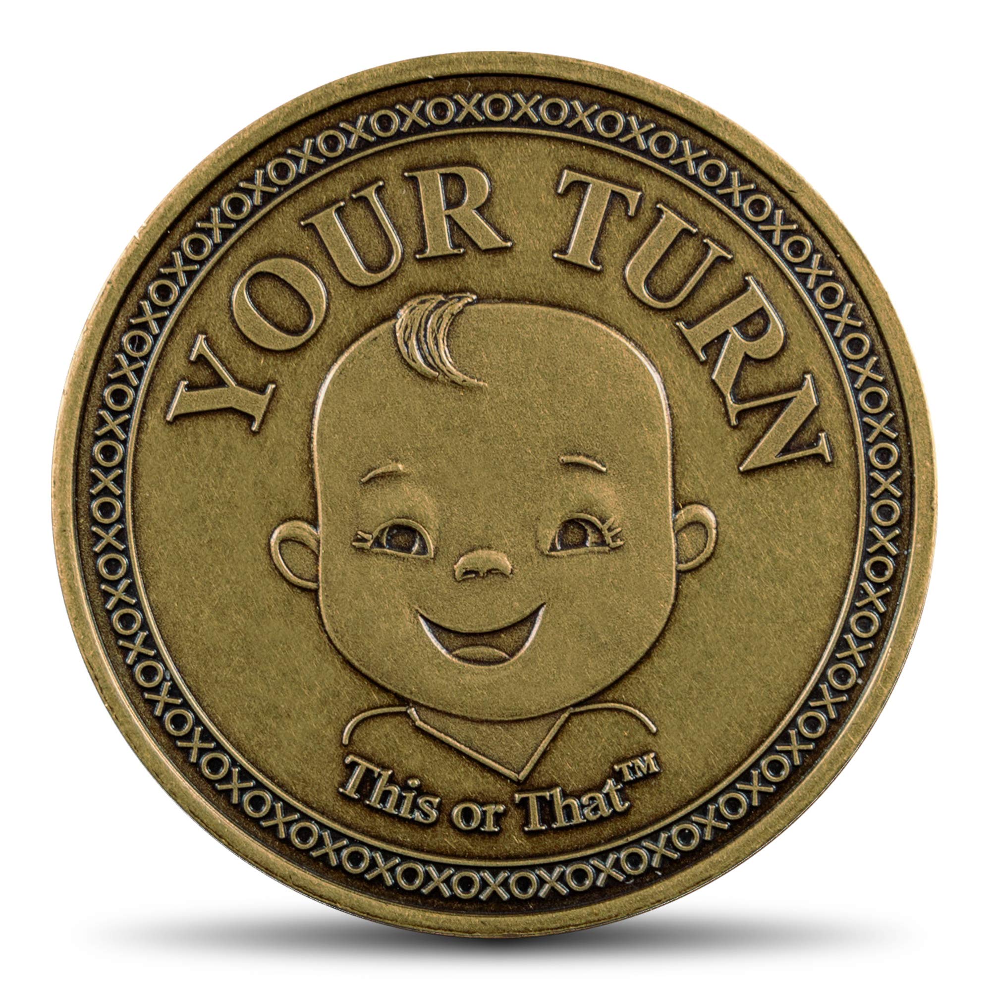 This or That Original Diaper Changing Decision Making Coin | Flip The Coin to See Who Changes Diaper β Unique for Expecting Parents or Fun Way to Celebrate Parenthood