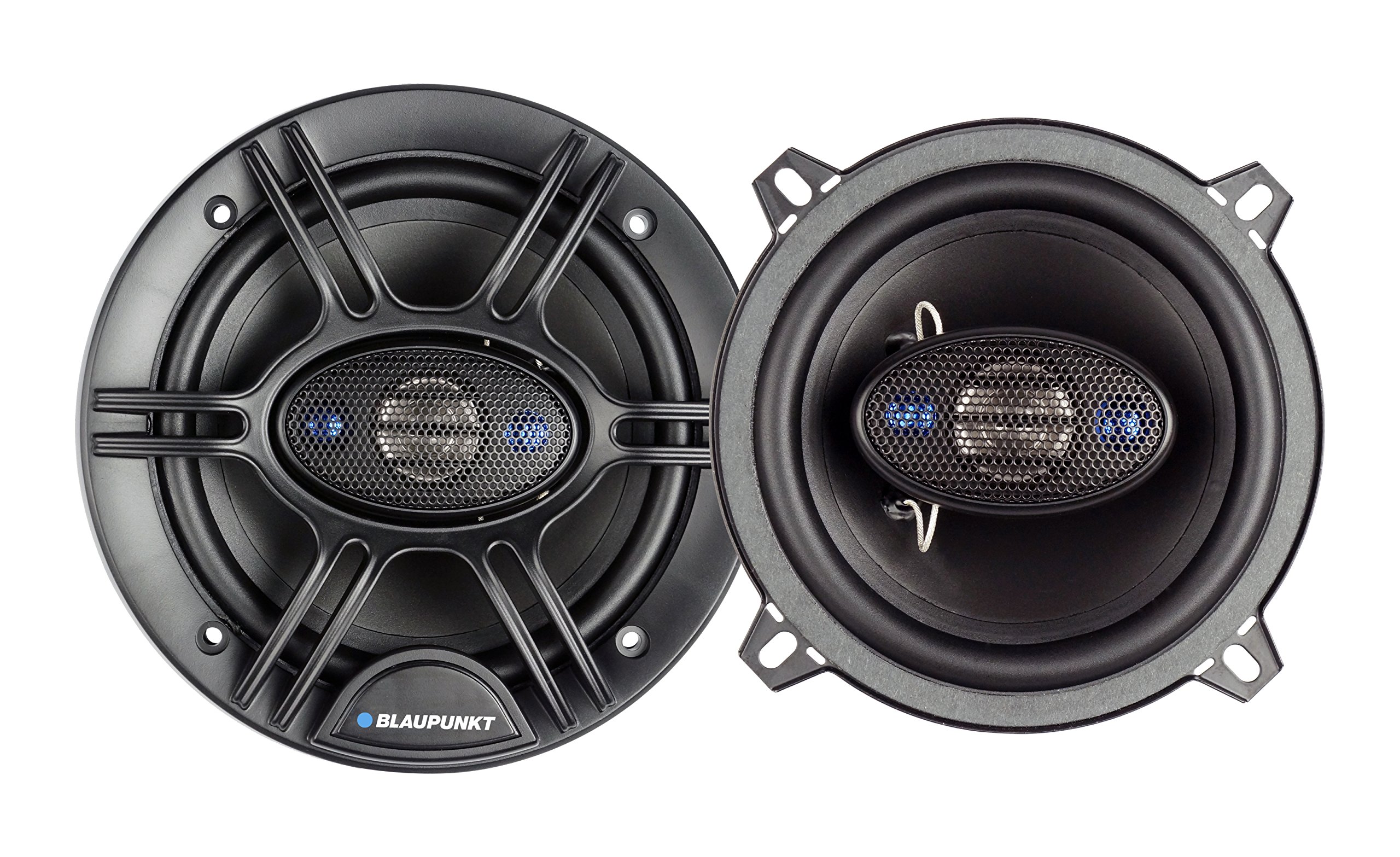Blaupunkt 5.25-Inch 300W 4-Way Coaxial Car Audio Speaker, Set of 2
