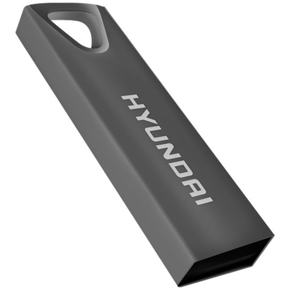 Hyundai U2BK/32GASG 32GB Bravo Deluxe USB 2.0 Flash Drive Card, Space Gray