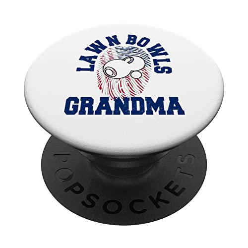 American Flag Fingerprint Patriotic Lawn Bowls Grandma PopSockets Swappable PopGrip