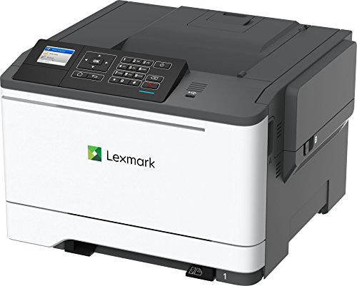 Lexmark Color Single-Function Laser Printer, C2425dw, Duplex Printing, Wireless, with AirPrint (42CC130), Grey