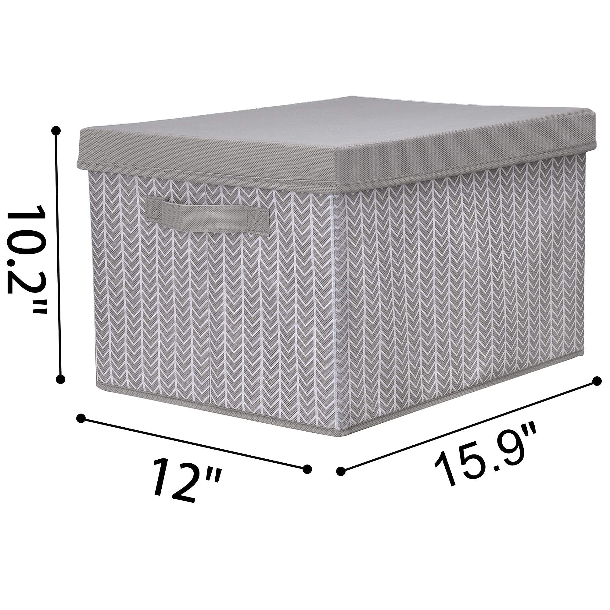 GRANNY SAYS Bundle of 3-Pack Storage Containers & 3-Pack Storage Cubes for Organizing