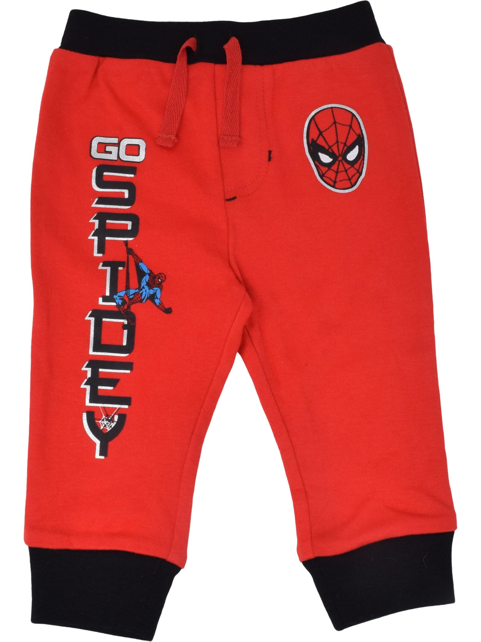 Marvel Avengers Black Panther Hulk Spiderman Toddler Boys Pants 3T
