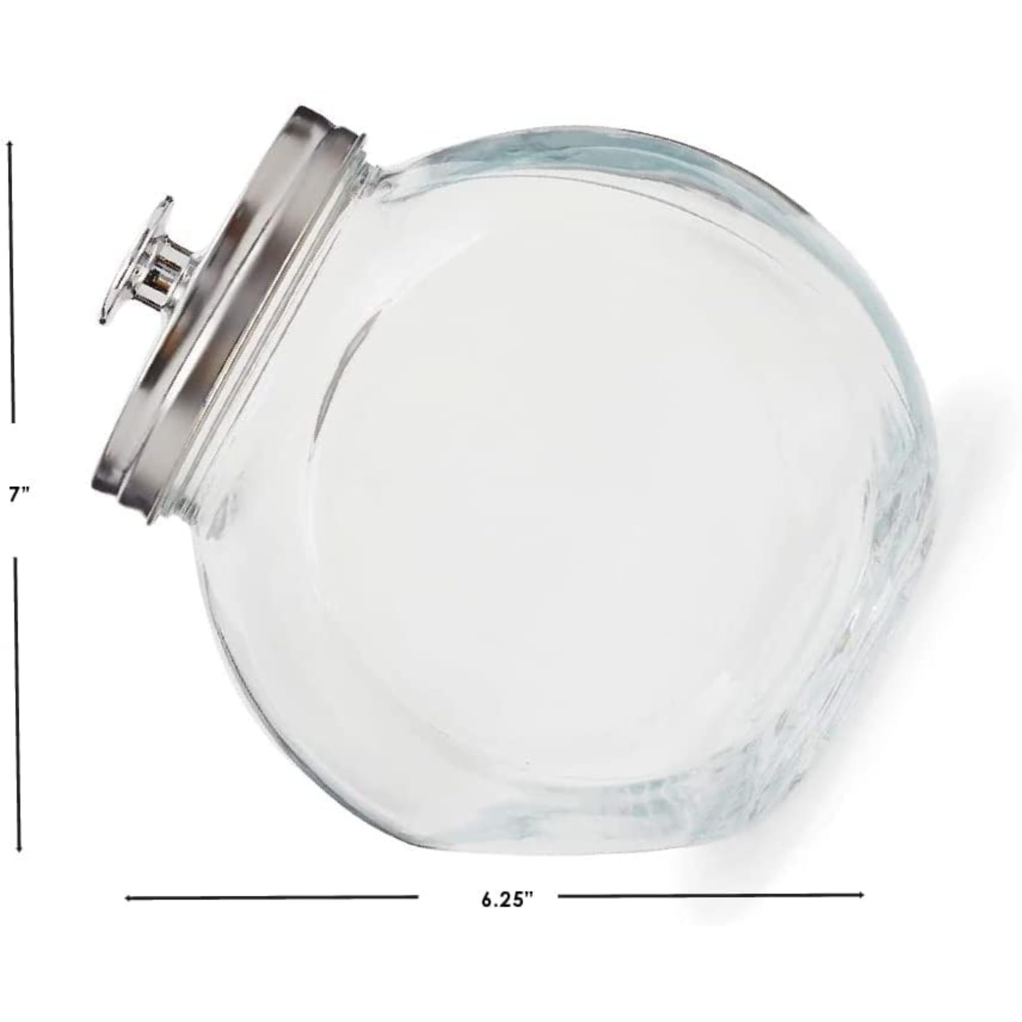 57oz / 1.7L - Airtight Glass Candy Jar Cookie Jar - Cookie Jars with Lids / Candy Jars with Lids Apothecary Jars β Laundry Room Laundry Pods Container Laundry Storage Organizer Laundry Pod Container