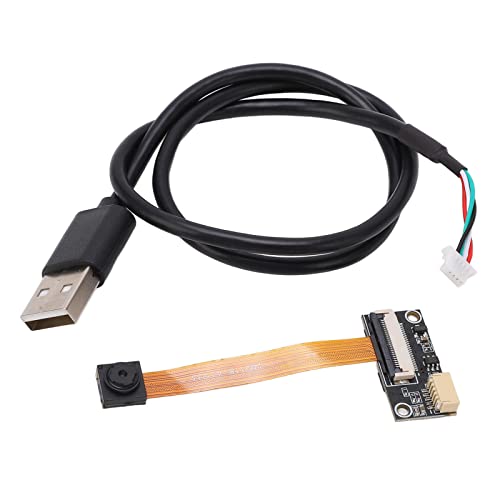5MP Camera Module, Distortion Free Fixed Focus Computer Webcam Module High Resolution Flexible Structure 15FPS Frame Rate for Electronic Device