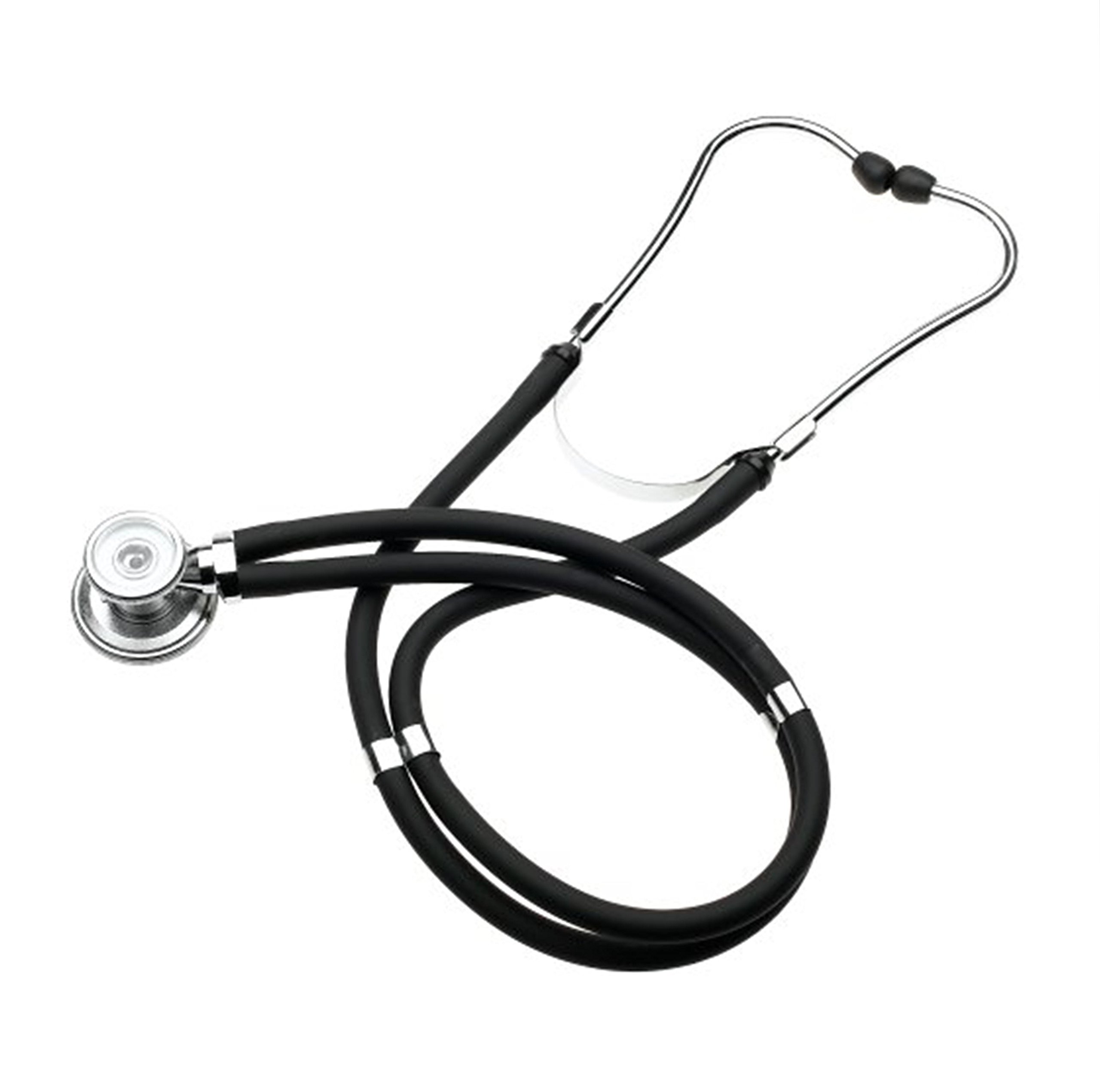 SURGICAL ONLINE Ultimate Medical Student Diagnostic Set - Premium Stethoscope & Tactical Black Set of 5 pcs Reflex Percussion Taylor Hammer + Penlight + Tuning Fork C 128 C 512 + Bandage Scissors 5.5