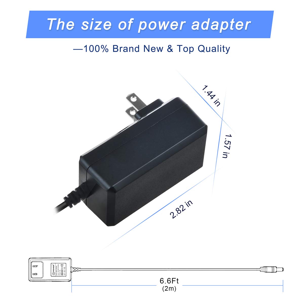 PKPOWER 12V AC Adapter Compatible with Korg PAD KAOSS KP2 KP3 R3 KA203 Dynamic Effects, Power Supply for Digital Piano KORG X50 KA-310 Micro-X 61-Key 88-Key SP170S SP-170S Micro X R3 MR-1000
