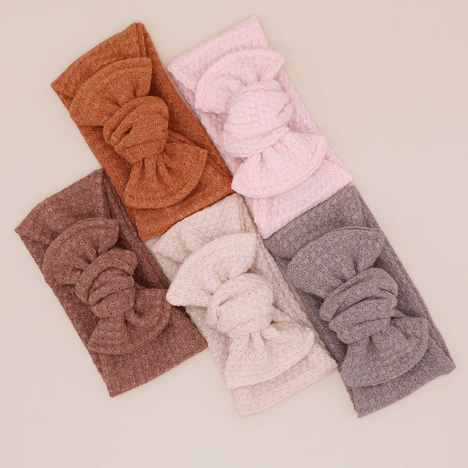 UeeSum Baby Girls Headbands with Bows Infant Toddler Headwrap Hair Accessories