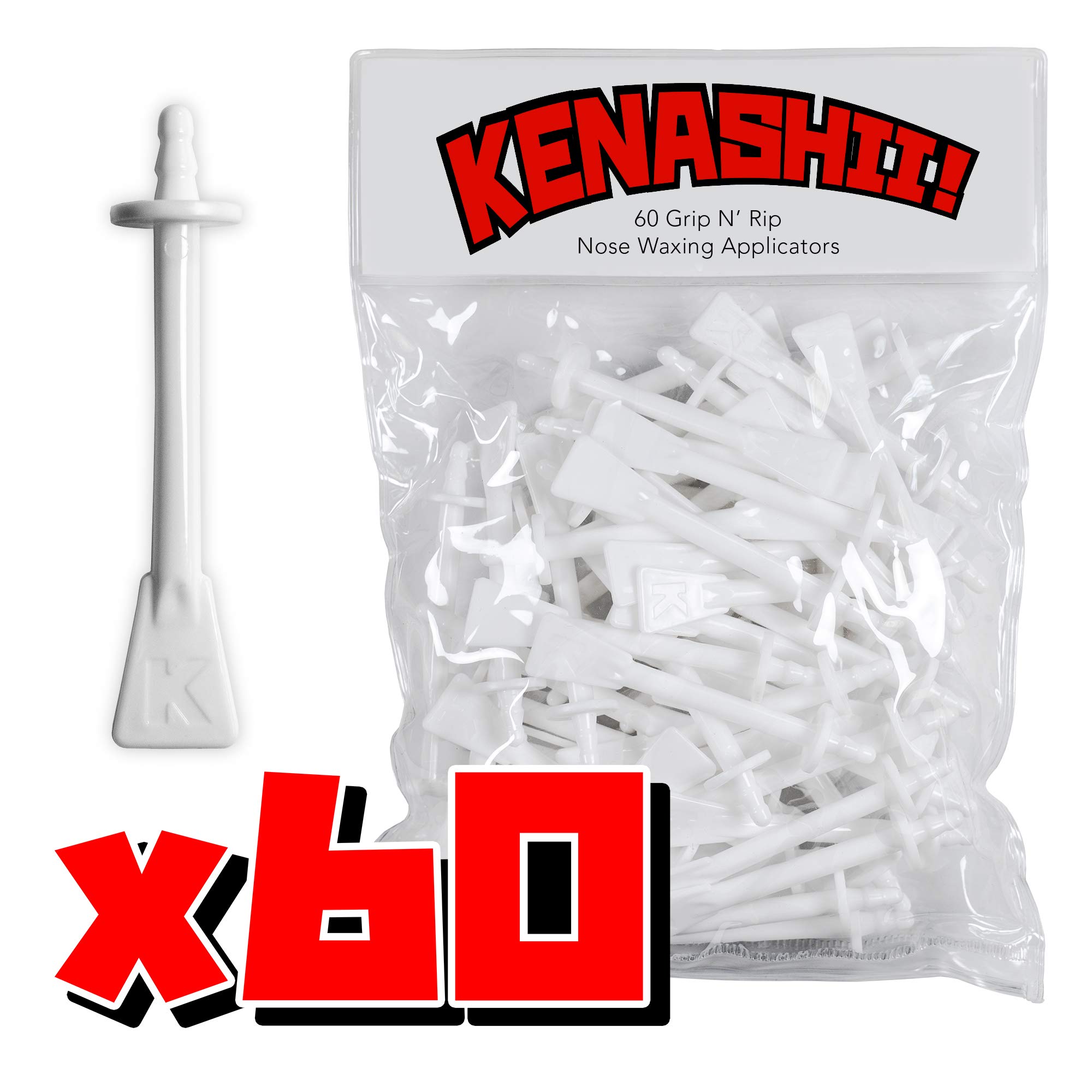 Grip’n’Rip Nose Waxing Sticks from Kenashii, Bespoke Nasal Wax Applicators for Easy and Effective Nose Hair Removal, Wax and Wipes Sold Separately