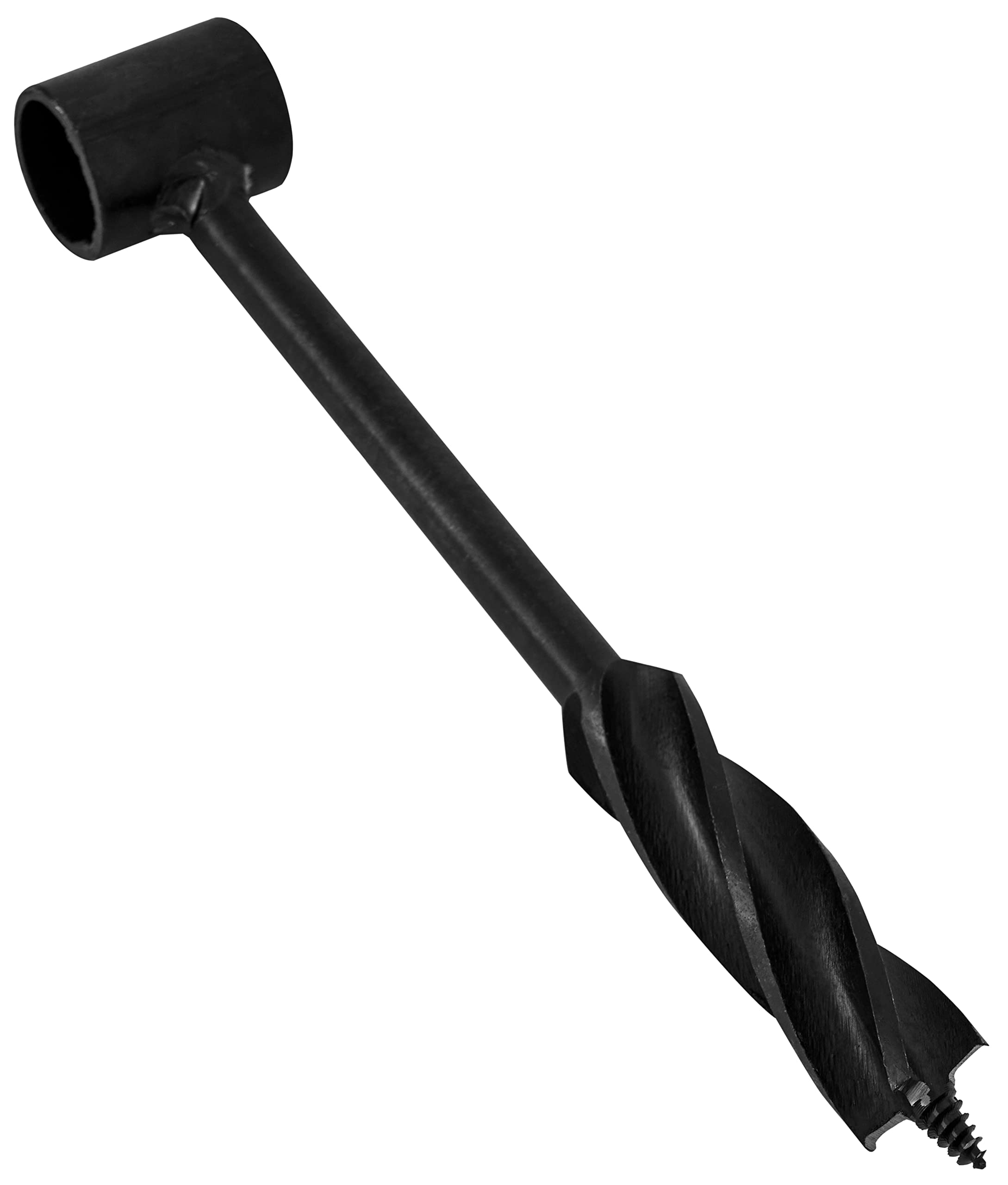 VASGOR 1” x 10” Scotch Eye Wood Auger Drill Bit (Sharp-Edged Scotch Eye) - Hand Auger for Bushcraft Backpack and Camping - Perfect Addition Tool to Survival and Camping Gear Packs