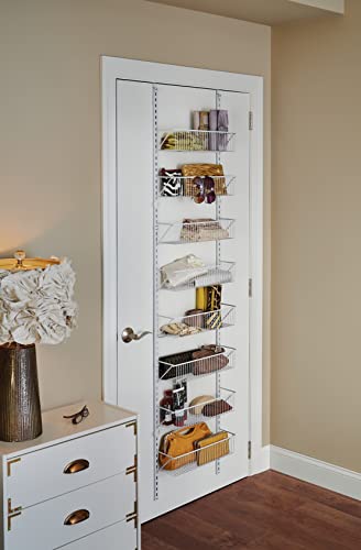 ClosetMaid 97535 Adjustable Wall & Door 8-Tier Basket Organizer, 18", , White
