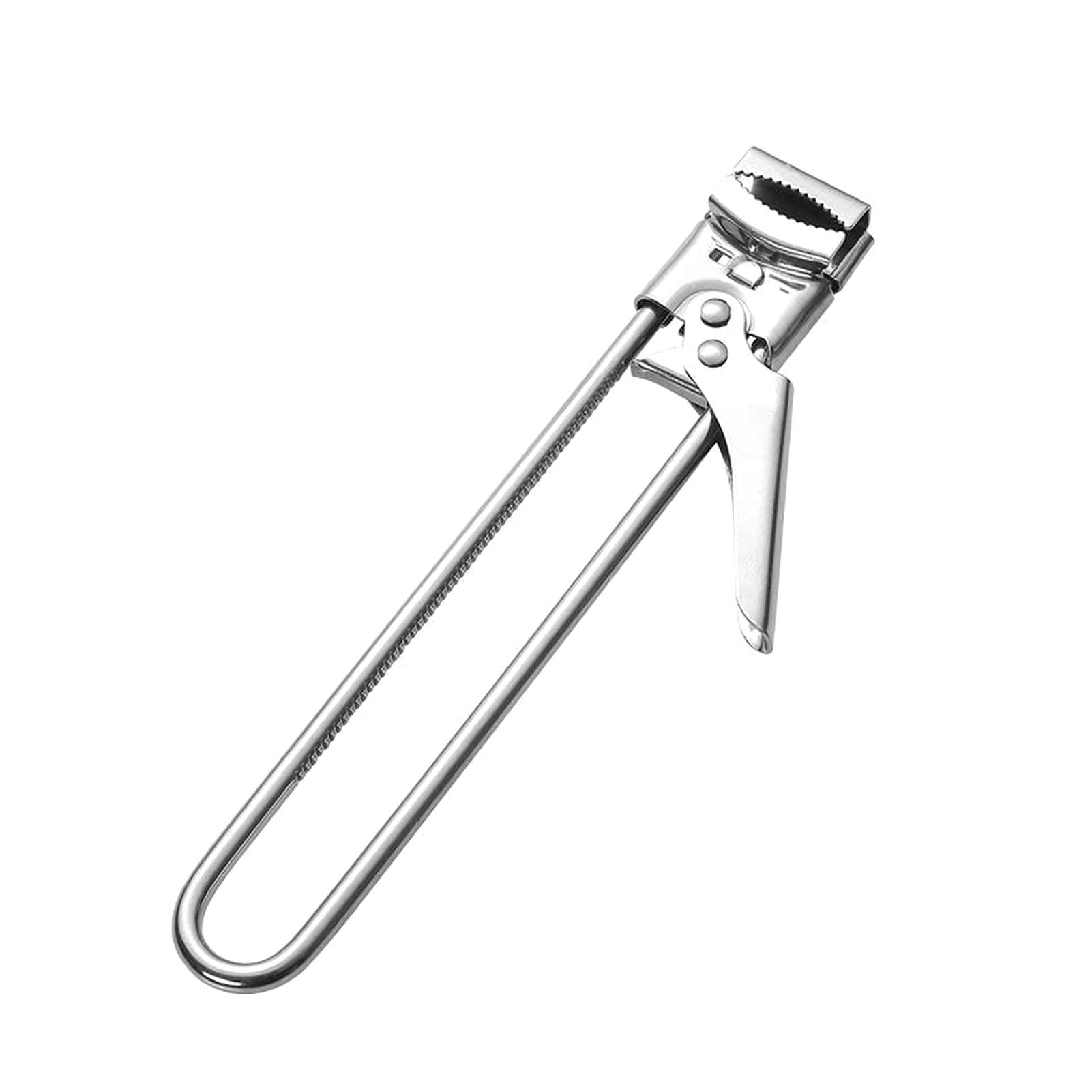 Adjustable Multifunctional Stainless Steel Can Opener Manual Bottle Jar Opener Lid Remover Gripper Kitchen Tool (1 Pcs)