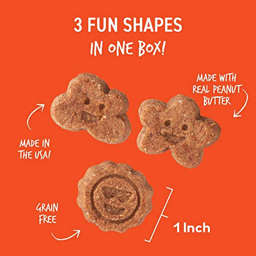 Cloud Star Corp, Wag More Bark Less Soft & Chewy Grain Free Peanut Butter & Apples Dog Treats