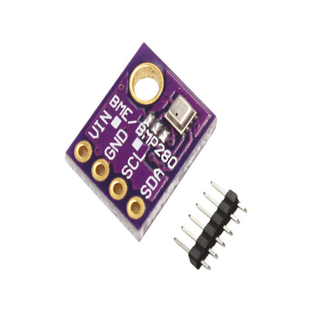 AOICRIE BME280 Compatible with BMP280 Digital 5V Temperature Humidity Sensor Atmospheric Barometric Pressure Board IIC I2C Breakout for Arduino