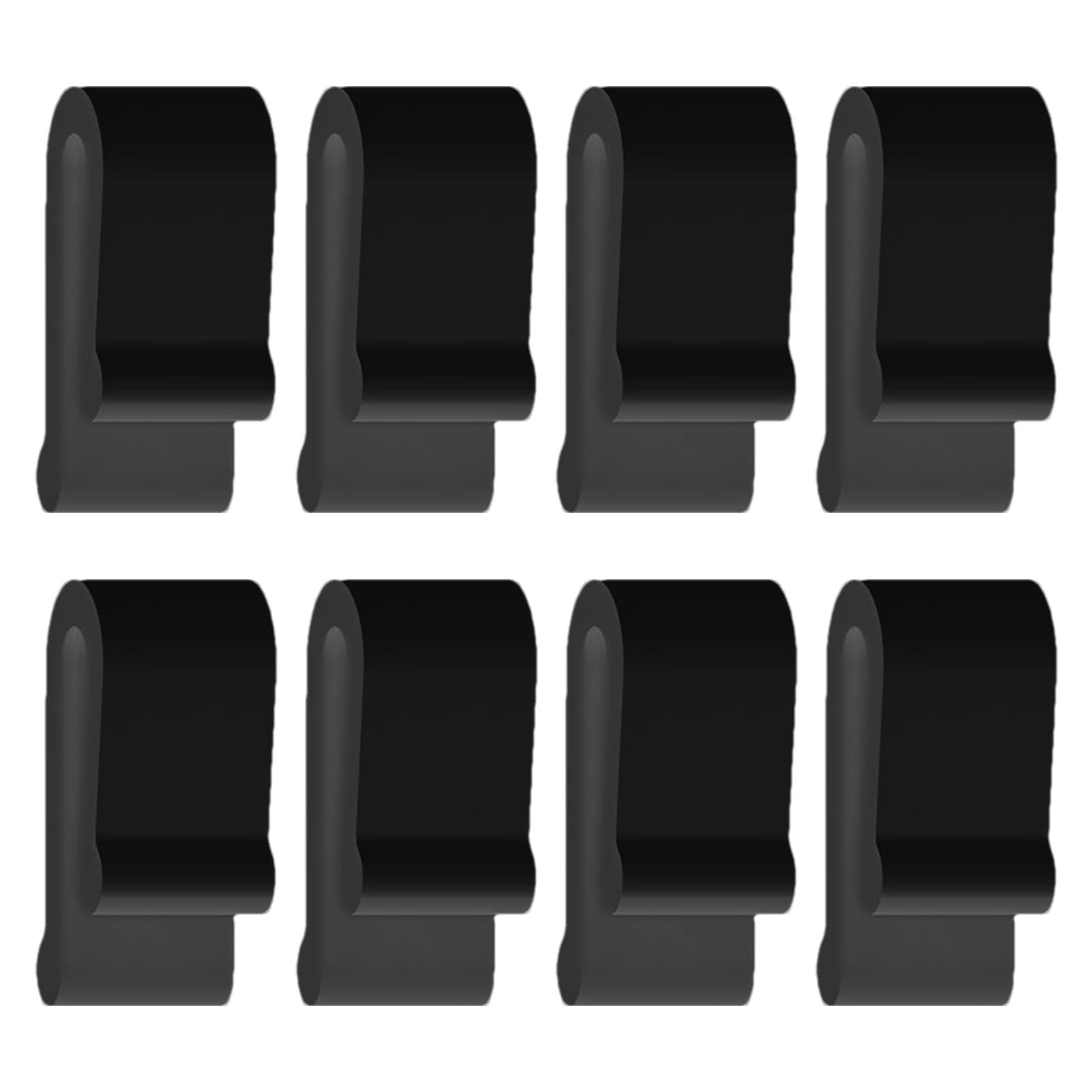 8 Pieces Dutch Oven Lid Protector Clips, Oven Lid Flexible Bumper Protector Clips, Cookware Protector Clips, Cookware Protector Replacement Clips, Non-Slip Pan Protectors, Pot Lid Bumper