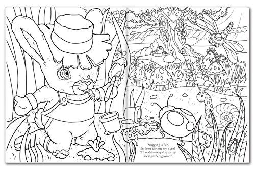 Personalized Coloring & Activity Book for Kids with Sticker Sheet - I See Me! (Garden)
