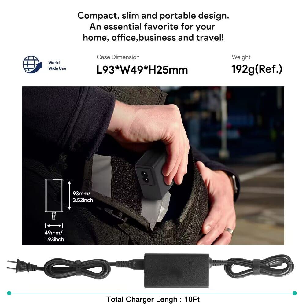 HKY Replacement JBL Xtreme 2 Charger 19V AC DC Adapter Compatible with JBL Xtreme,Xtreme 2,Extreme,Extreme 2,JBL Boombox Portable Wireless Bluetooth Speaker Power Supply JBL Speaker Charger Cord