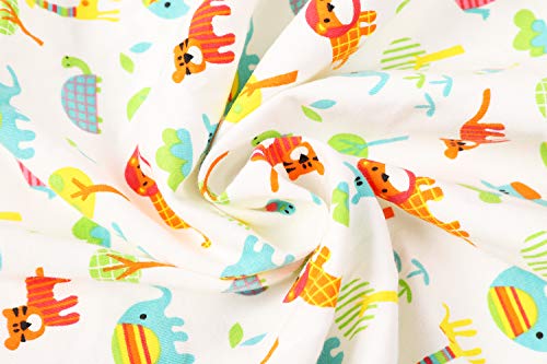 Waterproof Pack N Play/Mini Portable Crib Sheet Set 2 Pack 100% Jersey Cotton 190GSM Thickest Ultra Soft Stretchy for Baby Girl Boy Cute Animal by Knlpruhk