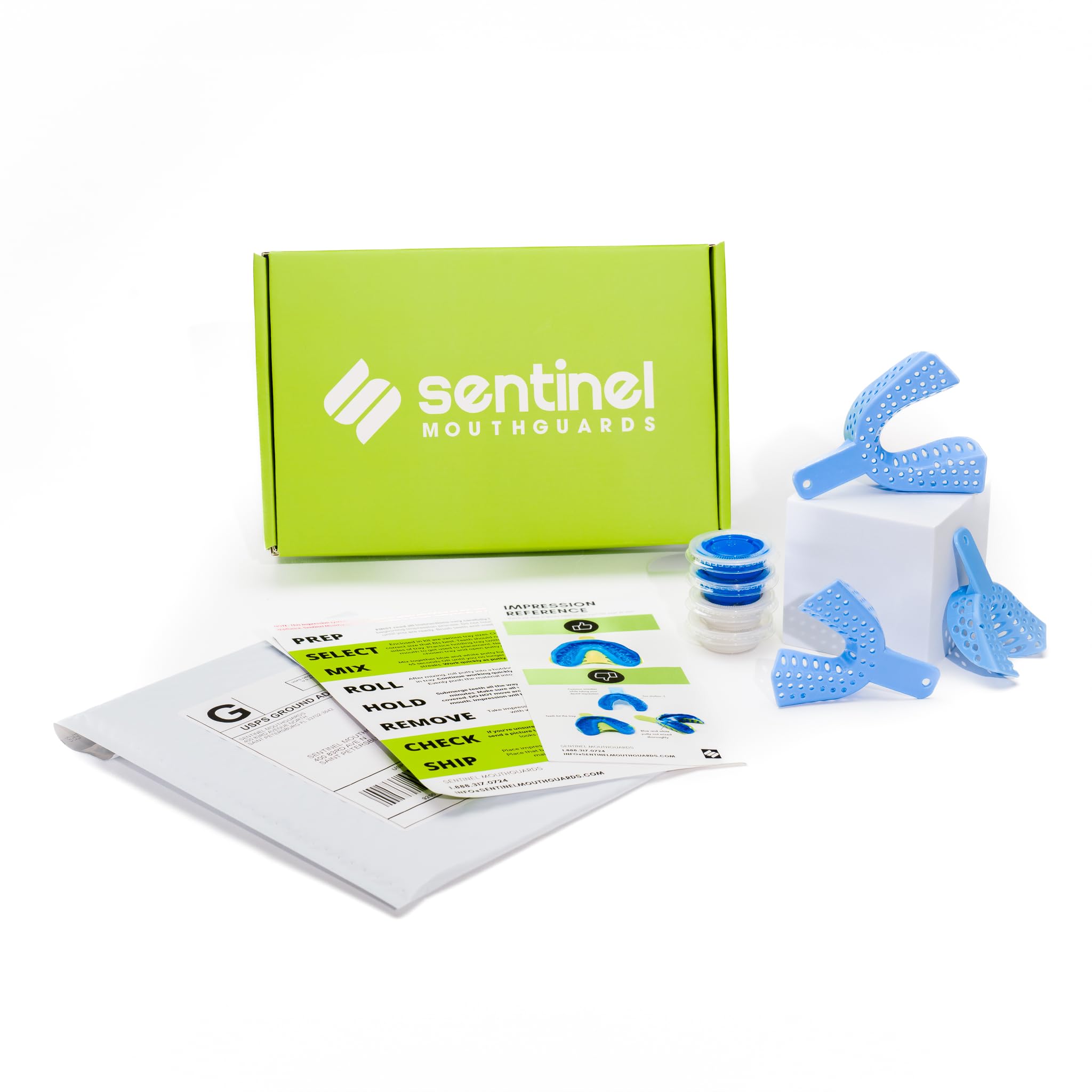 SENTINEL MOUTHGUARDS Dual Laminated Dental Night Guard | Sleep Mouth Guard Hybrid (Soft Inside & Hard Outside) for Upper Teeth | Teeth Grinding Bruxism TMJ Relief | 1 Year Warranty