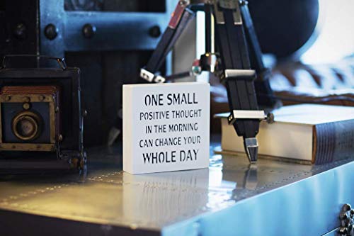 KAUZA Positive Thought Office Decor Inspirational Wall Art Plaques with Sayings Motivational Gifts