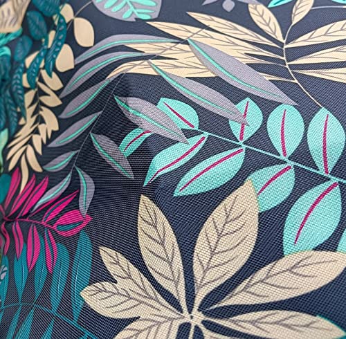 Fineget Shopping Grocery Travel Pinic Beach Tote Bag Folding Large Aesthetic Waterproof Gym Camping Laundry Bag for Women Lunch Duffel Groceries Backpack Hand Bag Blue Mood Pattern