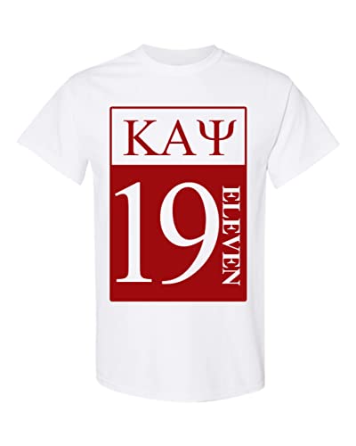 Kappa Alpha Psi Chapter 27 19-Year T-Shirt (as1, Alpha, m, Regular, Regular, White)