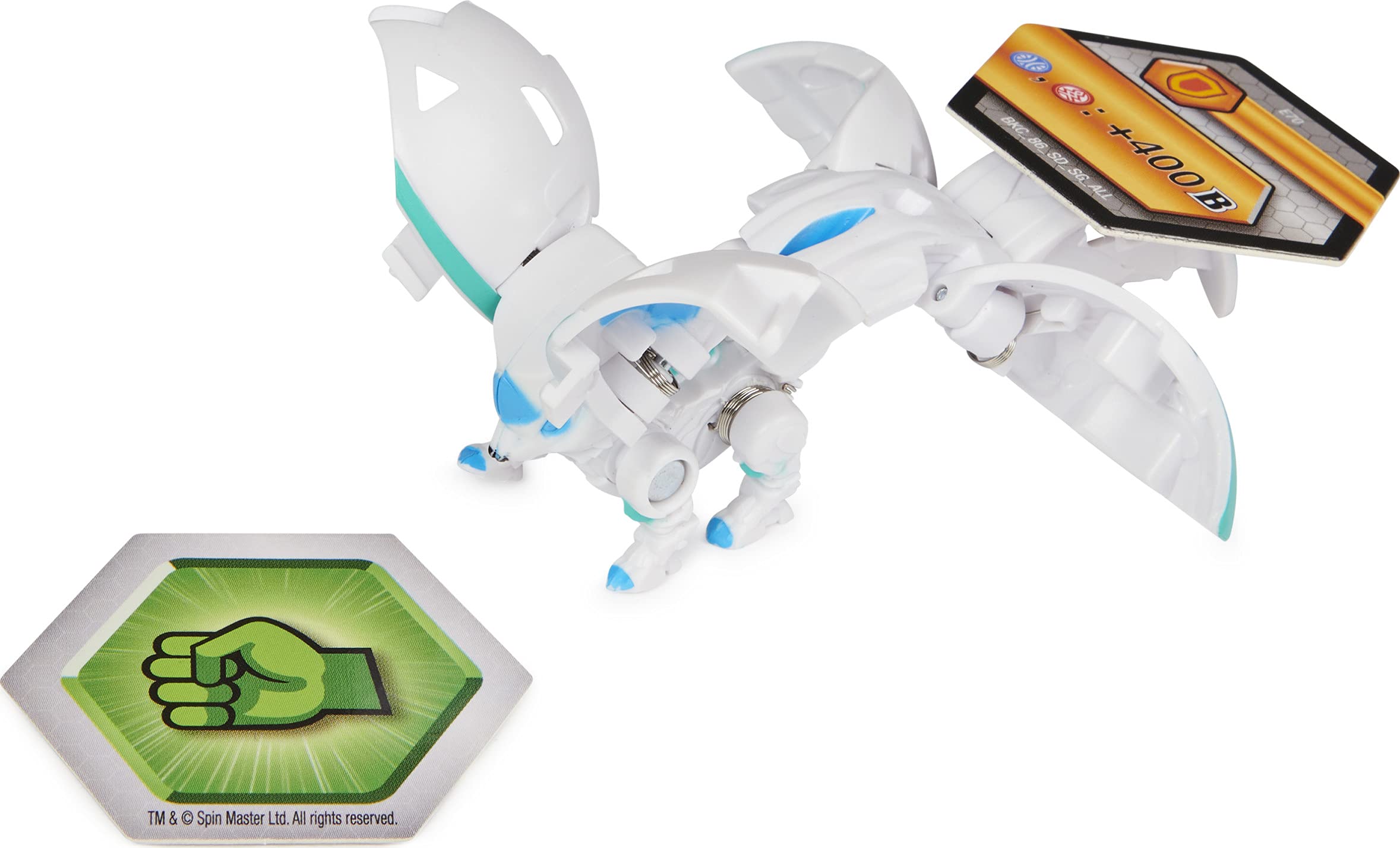 Bakugan Ultra, Fenneca, 3-inch Tall Geogan Rising Collectible Action Figure and Trading Card