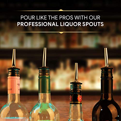 Savvy Life Selects LED Liquor Shelf– 3 Tier Bar Bottle Display – Colorful Light Bar Shelf – LED Colors & Light Effects – Lighted Liquor Shelves with Plug – Remote Control and Spouts Included