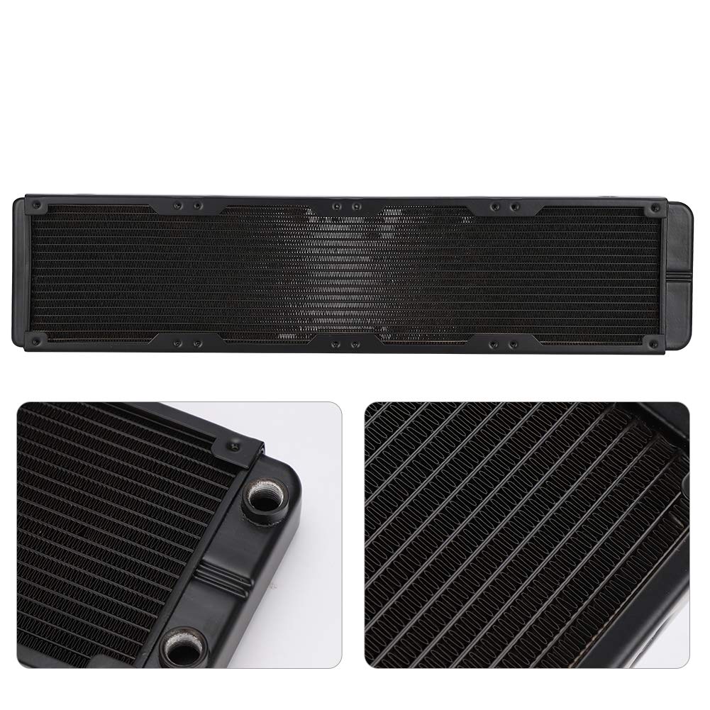 M ugast Aluminium Alloy 480mm 18-Tube Water Cooling Radiator for Desktop PC Components