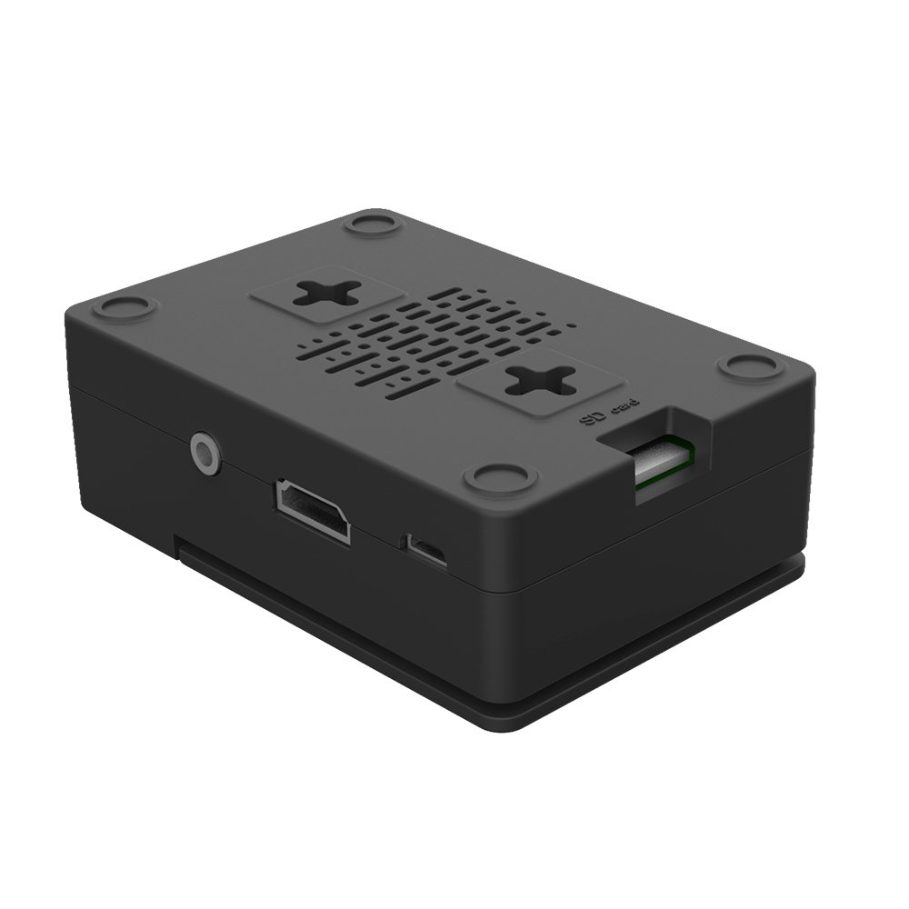 Raspberry Pi 3 B+ Case, iUniker Raspberry Pi Fan ABS Case with Cooling Fan, Raspberry Pi Heatsink, Simple Removable Top Cover for Pi 3 B+, Pi 3 Model B, Pi 2 Model B (Black for 3B+/3B)