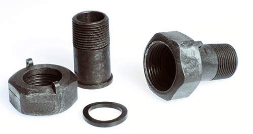 Assured Automation WM-PC Series Set of Plastic 1" Couplings (2 Nipples, 2 Nuts, 2 gaskets)