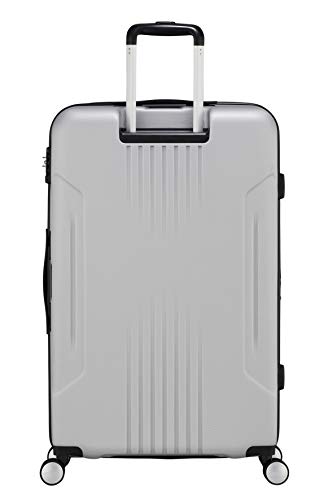 AMERICAN TOURISTER Unisex_Adult Koffer & Trolleys, Silver, L (78 cm-120 L)