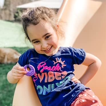 Munchables Scribbles Sensory Chew Necklace – Chewy Fidget Toy for Adults, Teens, Boys and Girls (Navy)