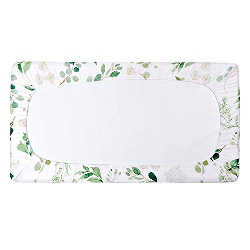 Changing Pad Cover Stroller Mattress Sheet Knitted Soft Breathable Printed Mattress Nursing Table Changing Cover Suitable for Baby Girls and Boys Standard Upholstered