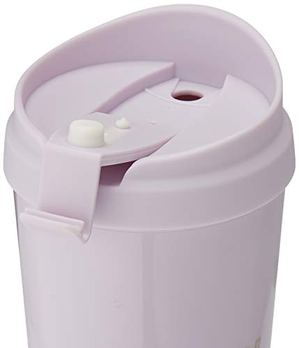 Kate Spade New York 16 Ounce Insulated Travel Mug, Purple/Gold Double Wall Thermal Tumbler for Coffee/Tea, Actually I Can