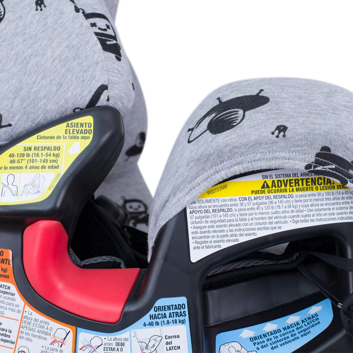 JYOKO Kids Cotton Cover Liner for car seat Compatible with Graco 4Ever DLX 4-in-1 (Cover, Robot Space)