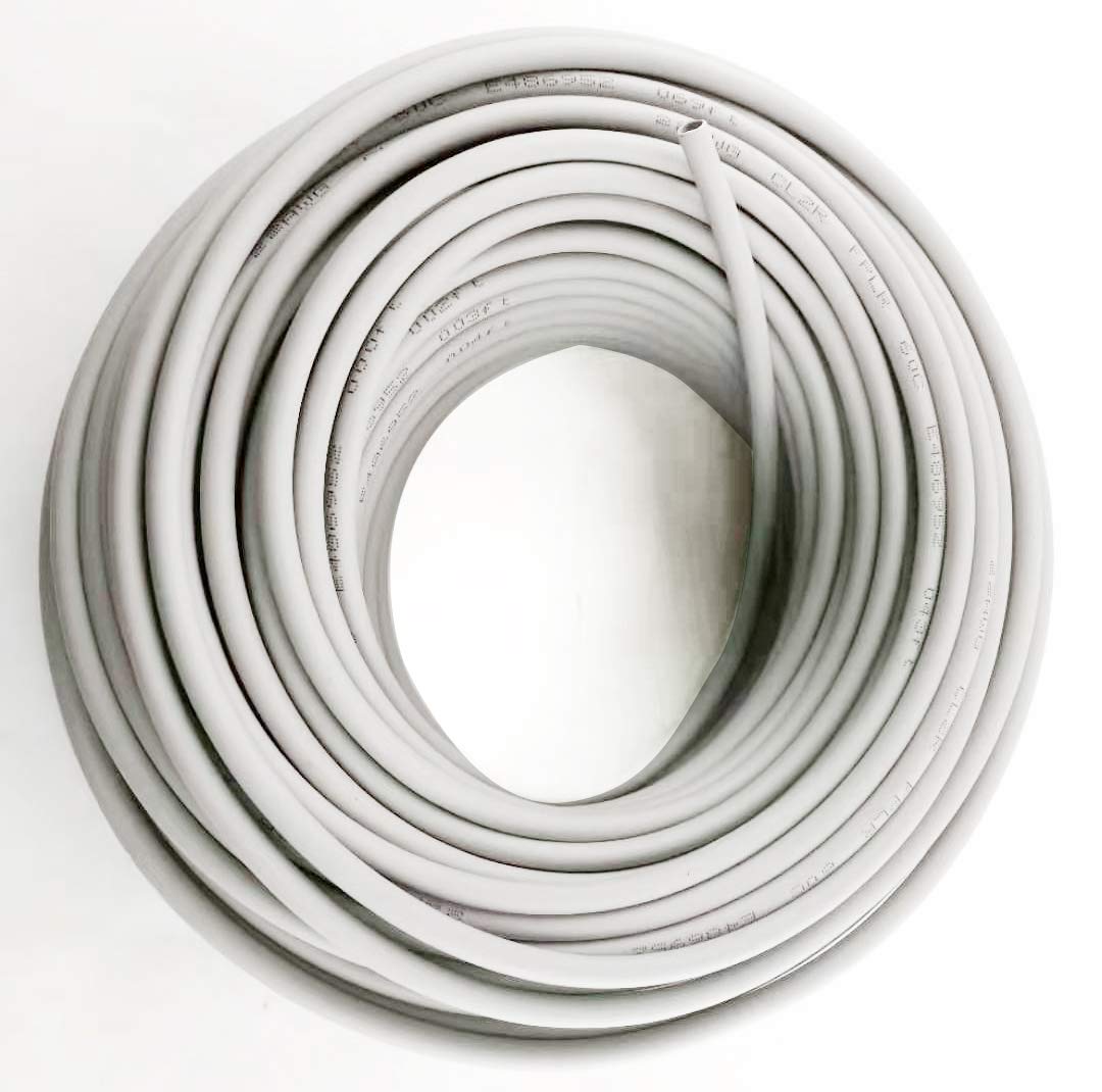 InstallerCCTV 22 AWG 6 Conductors Shielded Security Alarm Wire Cable, Riser Alarm Control Cable, 125ft Spool Full Copper for Fire/Sound/Security Burglar Station Wire Security