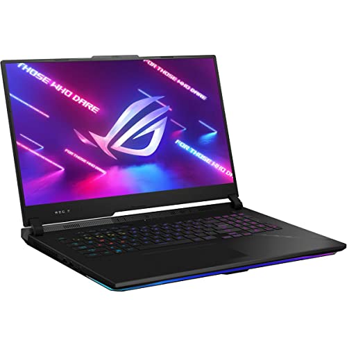 ASUS ROG Strix Scar 17 (2023) Gaming Laptop, 17.3” QHD 240Hz/3ms, 100% DCI-P3 Display, GeForce RTX 4090, AMD Ryzen 9 7945HX, 32GB DDR5, 1TB PCIe SSD, Wi-Fi 6E, Windows 11 Pro, G733PY-XS96, Off Black