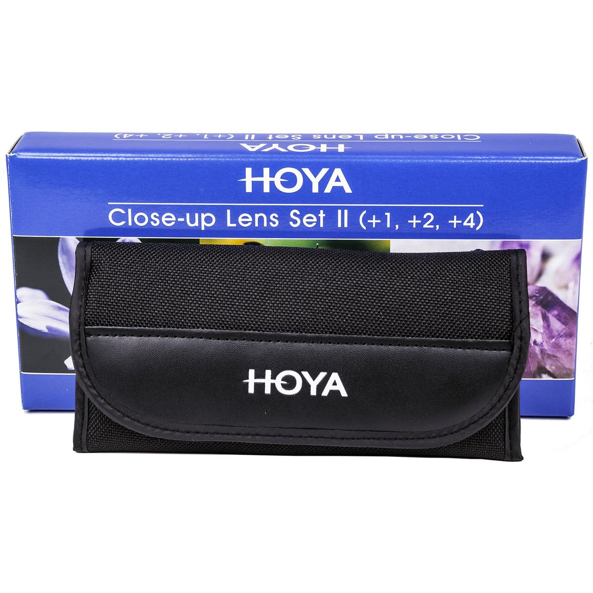 Hoya Close-Up Kit – Filter Set for Macro Photography (+ 1, 2, 4, 40.5 mm) Black