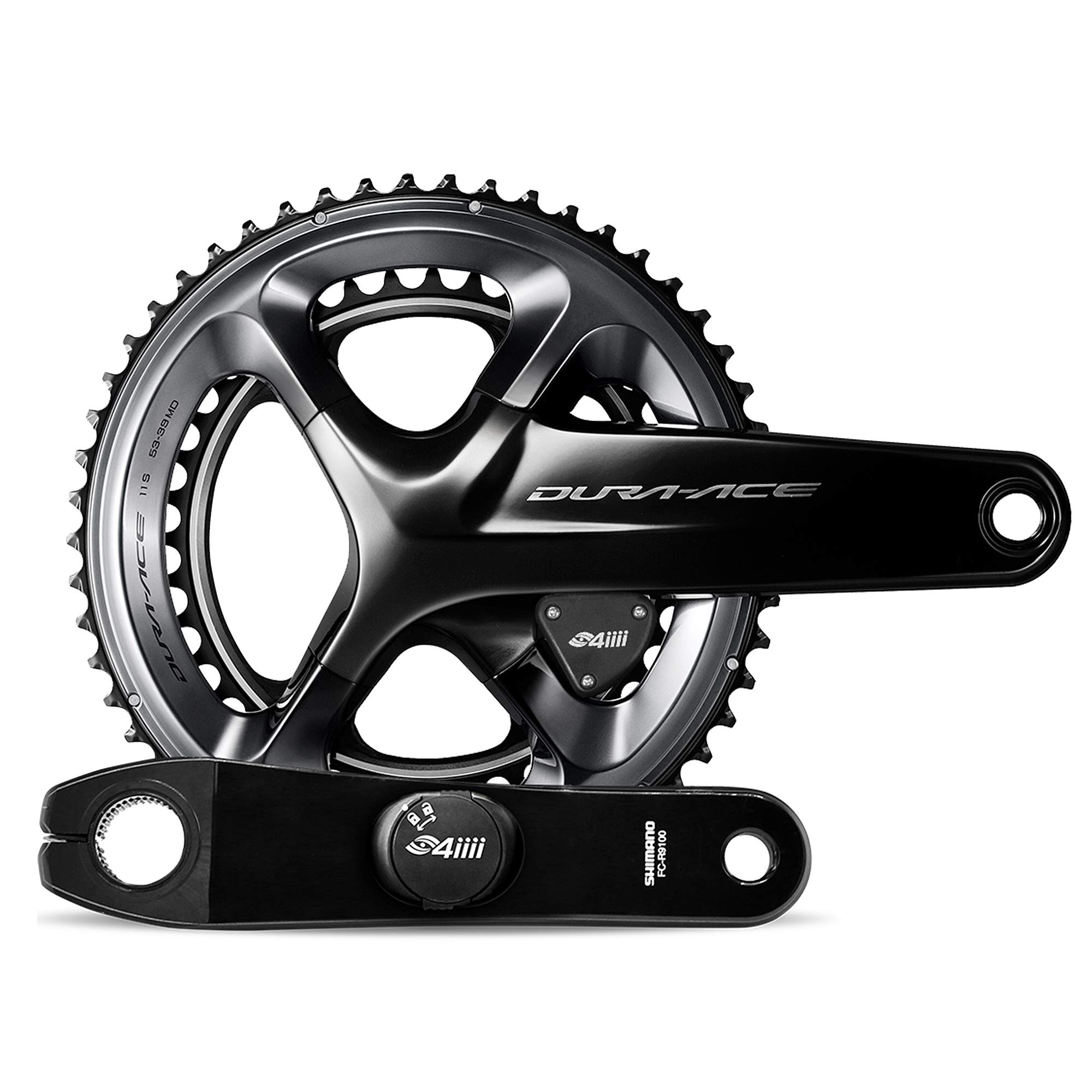 4iiii PRECISION PRO Powermeter Ride Ready - Dual Side ANT+ Performance Meter for Outdoor & Indoor Cycling, Measures Cadence, Torque & Pedal Smoothness, FC-R7000-175mm (52/36T)