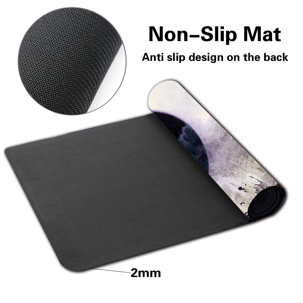 Board Game MTG Playmat Table Mats Games Size 60X35 cm Mousepad Compatible for TCG RPG CCG Play mats (Damnation)