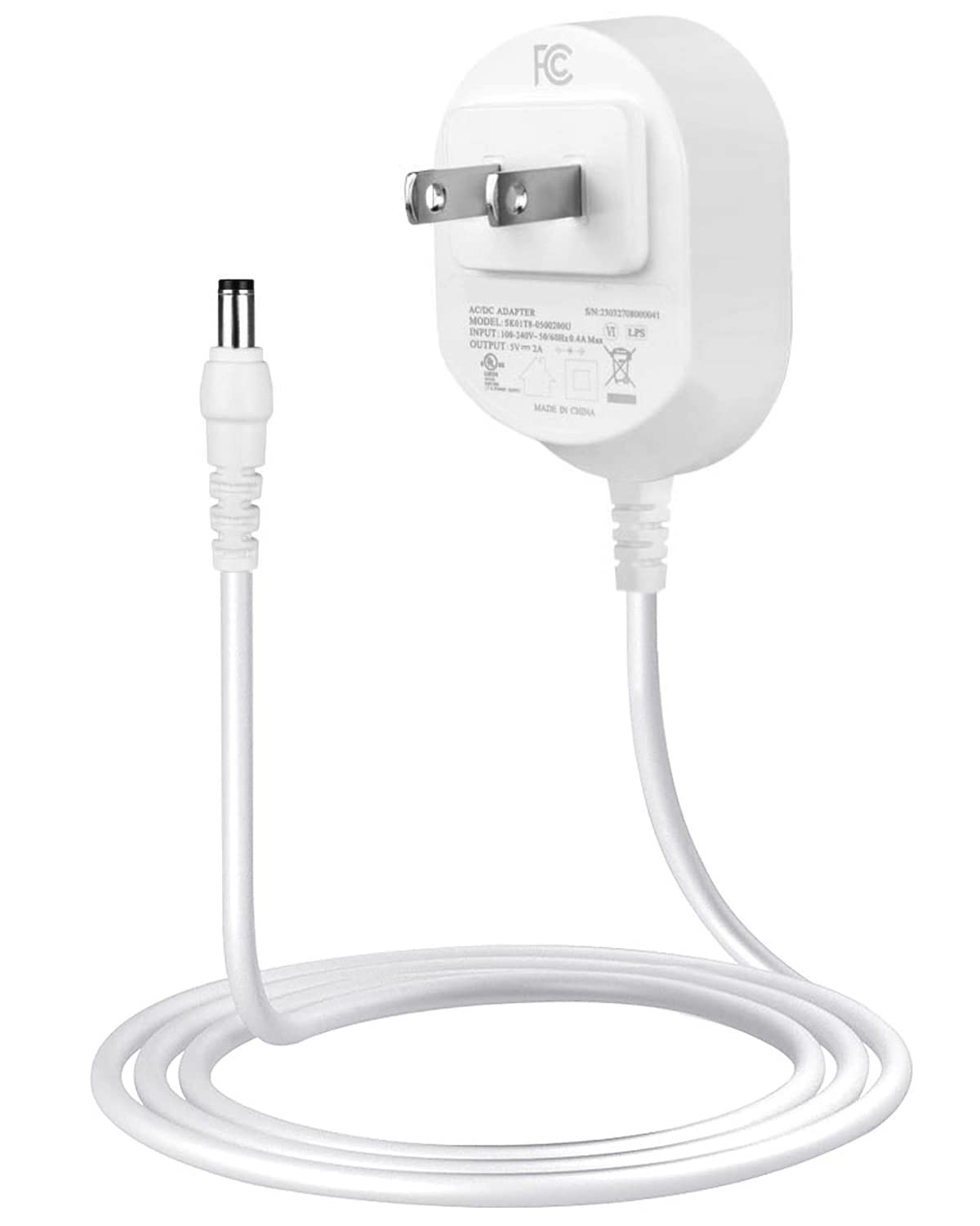 5V Swing Power Cord for Graco Simple Sway, DuoGlider, Glider LX/Elite/Premier/Petite LX, DuetSoothe, DuetConnect LX, Duet Sweetpeace, for Nova Baby Swing Replacement Charger Adapter
