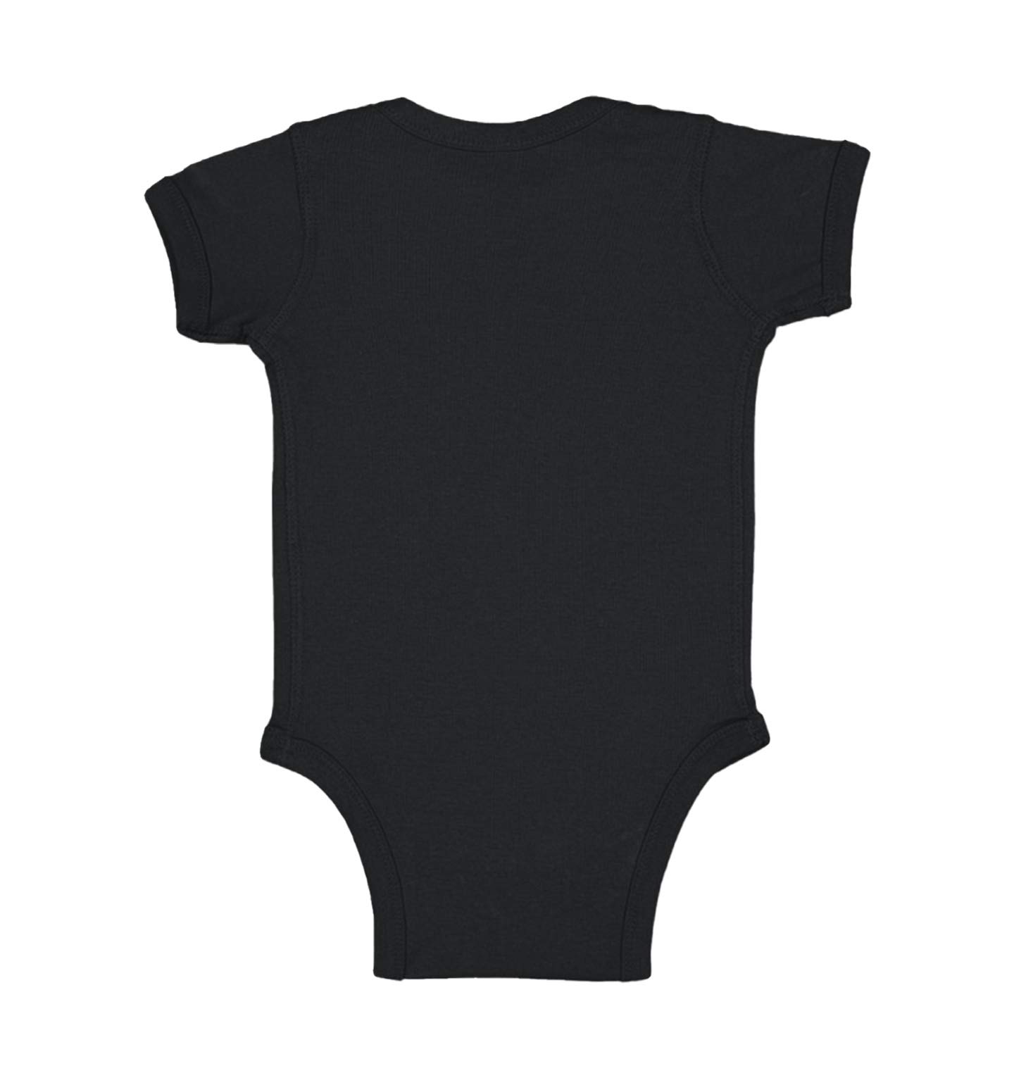 Haase Unlimited Mama's Boy - Jason Hockey Mask Halloween Bodysuit (Black, 24 Months)