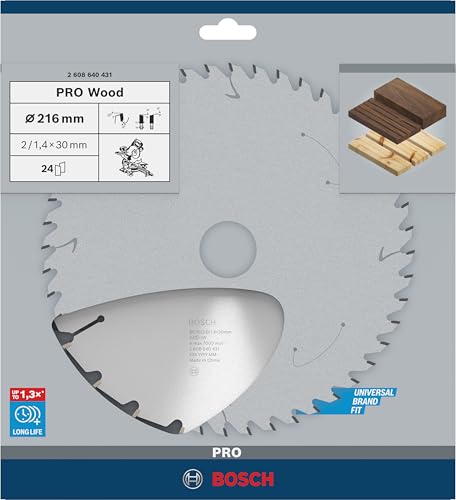 Bosch 2608640431 Circular Saw Blade "Top Precision" Opwob 8.5inx30mm 24T