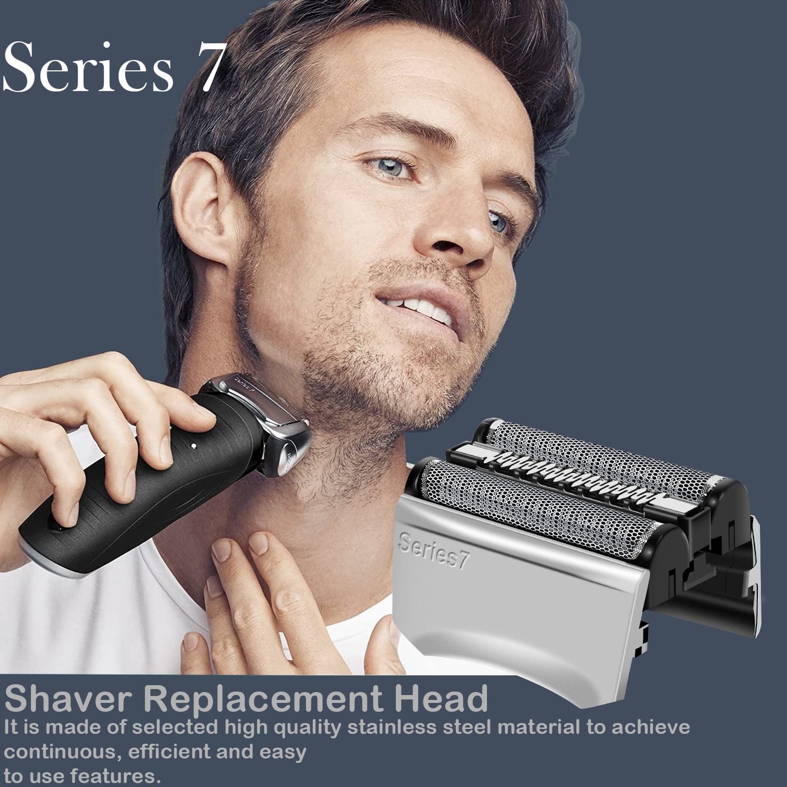 52S for Braun Series 5 Replacement Head, Broun Replacement Head Braun-Series 5 52S Foil & Cutter Replacement Head - Braun Replacement Foil and Cutter Series 5 Replacement Foil and Cutter